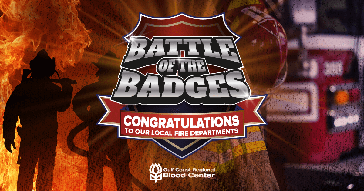 Battle of the Badges | Gulf Coast Regional Blood Center